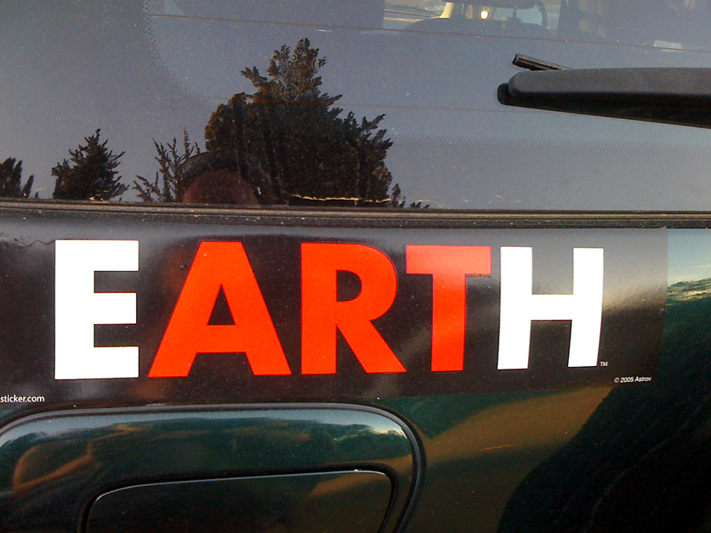 EARTH Sticker | Oaktown Art | Oakland Art, Public Art, Murals, Graffiti ...