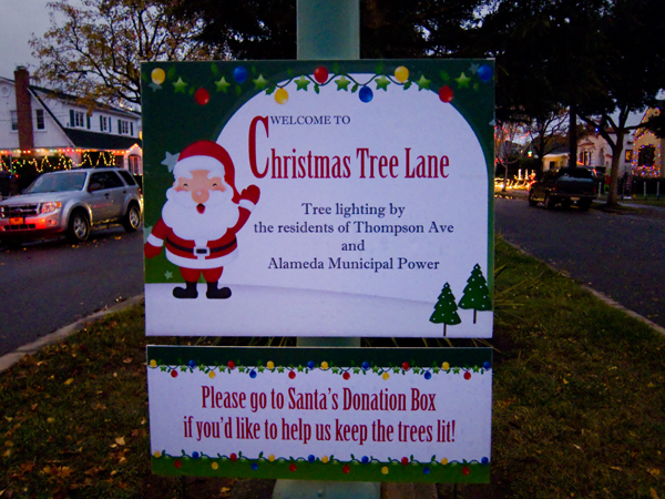 Christmas Tree Lane ~ Alameda | Oaktown Art | Oakland Art, Public Art ...