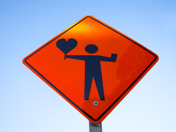 stop sign heart | Oaktown Art | Oakland Art, Public Art, Murals ...
